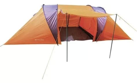 Carpa Estructural 6 Personas 2 Habitaciones Comedor Y Alero Mercadolibre