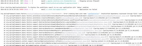 【springboot】unsatisfieddependencyexception报错springboot报错