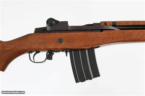 Ruger Mini 14 Blued 18 223 Wood Stock With Wood Top Cover Excellent 1975