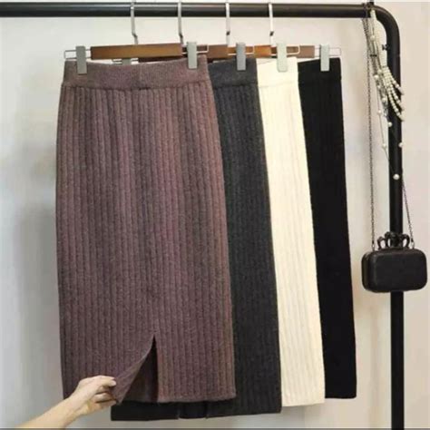 Jual Rok Span Rajut Jumbo Bahan Knit Premium Up Bb 80kg Shopee Indonesia