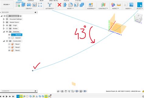 How To Create An Offset Plane At Angle Autodesk Community