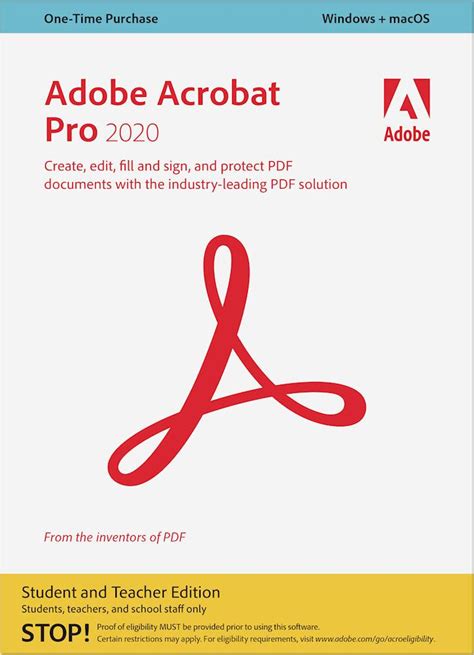 Customer Reviews Adobe Acrobat Pro 2020 Student And Teacher Edition