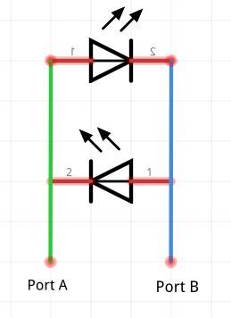 Charlieplexing Controlling LEDs With Pins CuriousMotor
