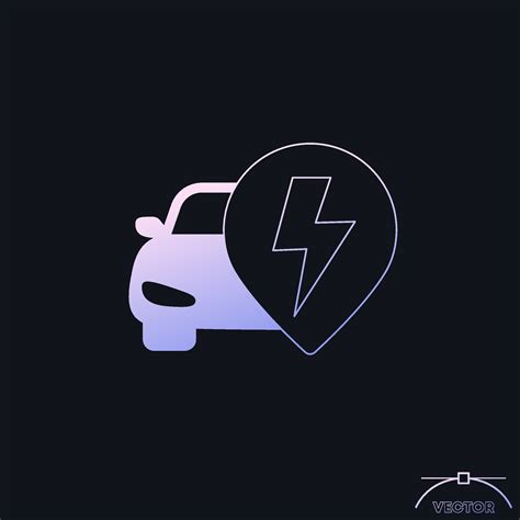 Electric Car Ev Charging Station Icon Vector Art At Vecteezy