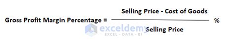How To Calculate Gross Profit Margin Percentage With Formula In Excel
