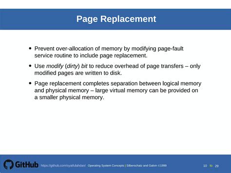 Operating System Ch9 Virtual Memory Pdf