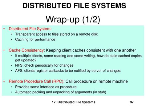 Distributed File Systems 17: Distributed File Systems - ppt download