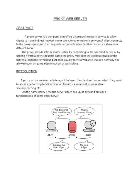 proxy web server pdf proxy server web server