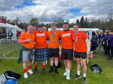 Fundraising Samh Kiltwalk2024 Clark Contracts