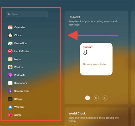 Cách Thêm Hoặc Xóa Widget Trong Macos Big Sur