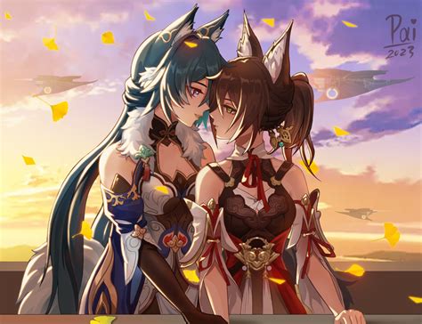 Tingyun And Yukong Honkai And More Drawn By Pai Yingzi Danbooru