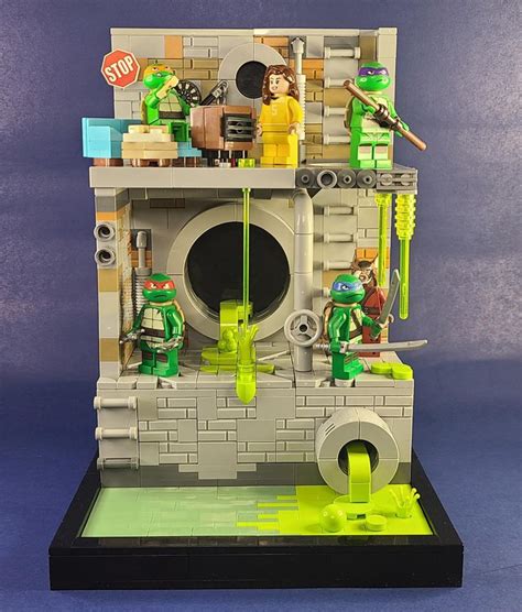 Lego Moc Tmnt Sewer Diorama Moc Part 2 Teenage Mutant Ninja Turtles