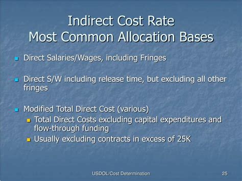 PPT Cost Allocation And Applying For An Indirect Cost Rate PowerPoint Presentation ID 6601197