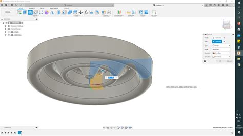 Résolu Fusion 360 Faire Une Rotation Ovale Rotation Suivant Un Axe Le Bord Extérieur