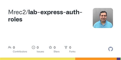 GitHub Mrec2 Lab Express Auth Roles