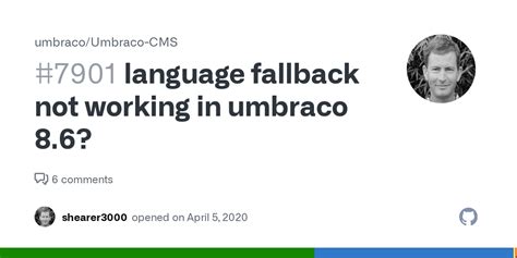 Language Fallback Not Working In Umbraco 86 · Issue 7901 · Umbracoumbraco Cms · Github