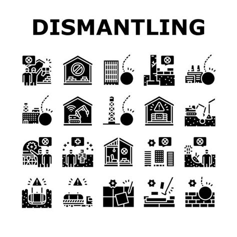 280 Decommissioning Icon Stock Illustrations Royalty Free Vector
