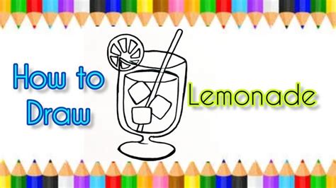How To Draw A Cute Lemonade Step By Step Drawing Howtodraw Drawings Draw Lemonade