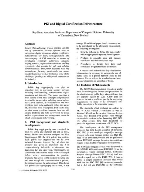 pki and digital certification infrastructure pdf pdf public key certificate public key