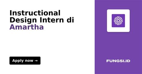 Instructional Design Intern Di Amartha Fungsiid