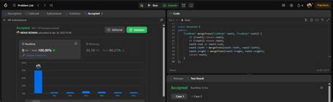 100daysofcode 100daysofcode Leetcode Binarytrees Mergetrees