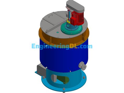 Chocolate Beans In One Mixing Jar Inventor 3D Exported Mechanical