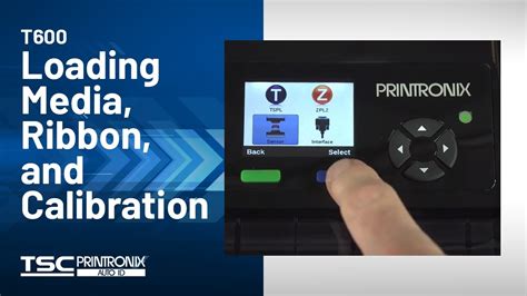 Printronix Auto Id T600 Printer Loading Media Ribbon And Calibration Youtube