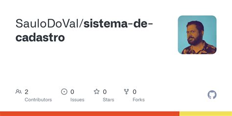 Github Saulodovalsistema De Cadastro