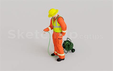 11770 Free Download Sketchup 3d Models Of Construction Workers