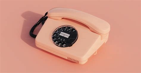 분홍색 배경에 구식 전화기 사진 Unsplash의 핫라인 이미지