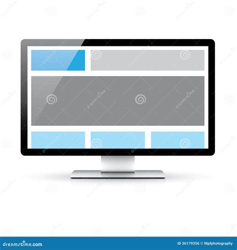 web coding concept responsive html and css web d stock vector
