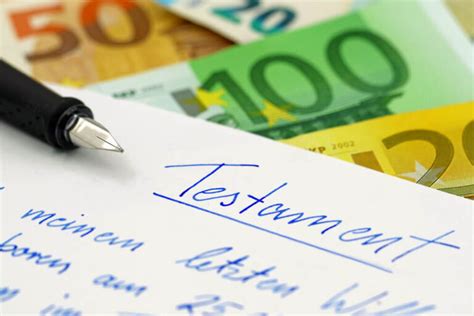 Testament So Schreiben Sie Ihren Letzten Willen
