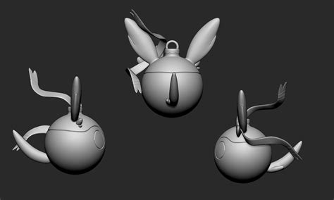 Pokemon Christmas Ornament Sylveon 3d Model 3d Printable Cgtrader