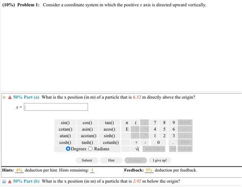 Solved Problem Consider A Coordinate System In Chegg