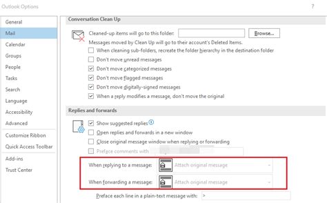 trailing mail should be tampered proof microsoft qanda