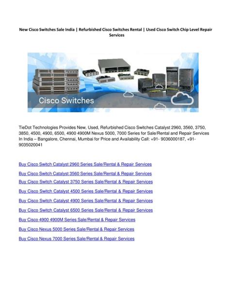 Ppt Cisco Switches Powerpoint Presentation Free Download Id12150906