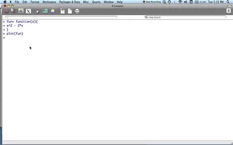 Graphing A Function In R Youtube