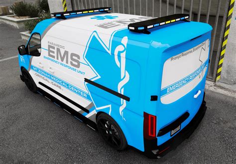 Bravado Blackline Van Ems Marked Unmarked Fivem Ems Vehicle Gxd