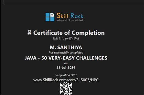 Santhiya M On Linkedin Im Excited To Share That Ive Completed My