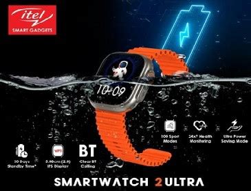 Itel Launches Smartwatch Ultra With Mah Battery Days Stand