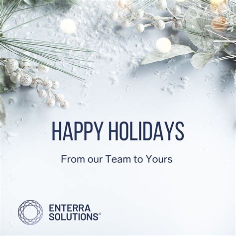 Enterra Solutions, LLC on LinkedIn: #holiday