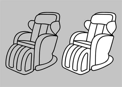 Massage Chair Icon Isolated 52015404 Vector Art At Vecteezy