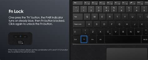 Qulose Surface Pro Keyboard For Microsoft Surface Pro 89x11