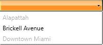 WPF ComboBox Enable Disable RadComboBoxItems Telerik UI For WPF