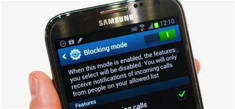 How To Use Blocking Mode To Disable Alerts At Specific Times On A Samsung Galaxy Device
