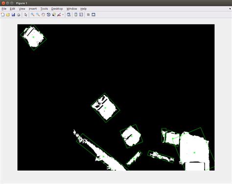 matlab represent white spots by rectangles stack overflow