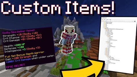 How To Make Any Custom Item In Hypixel Skyblock Youtube How To Make Any Custom Item In Hypixel Skyblock Youtube