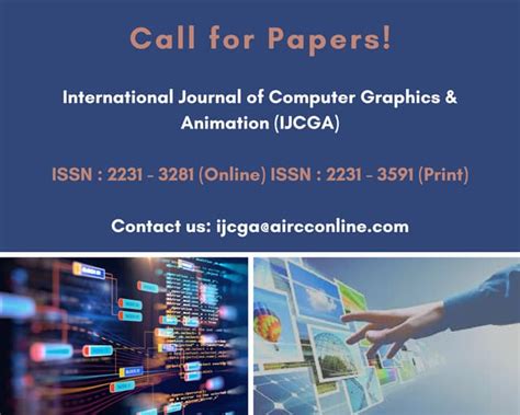 international journal of computer graphics and animation ijcga ppt