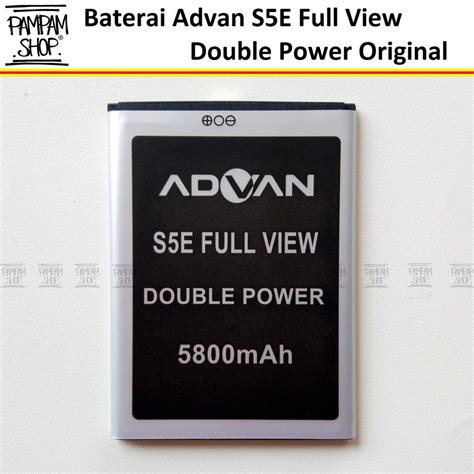 Jual Baterai Advan S E Full View Double Power Batre Batrai Advance Dual Battery Indonesia Shopee