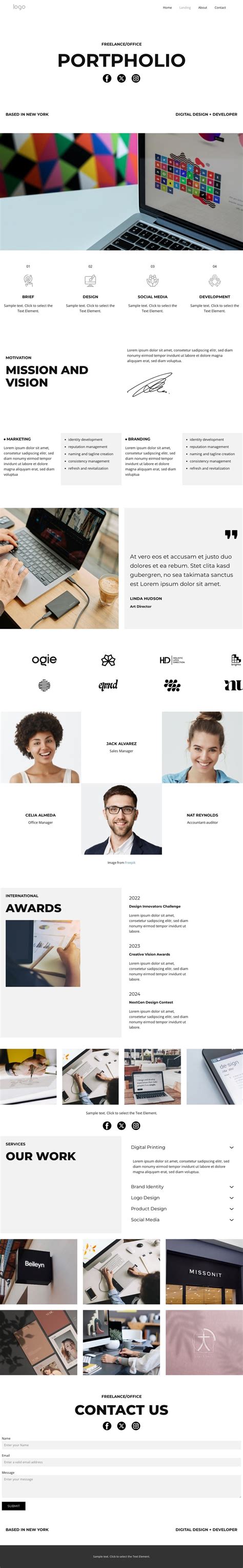 Bold Concepts Css Template By Nicepage